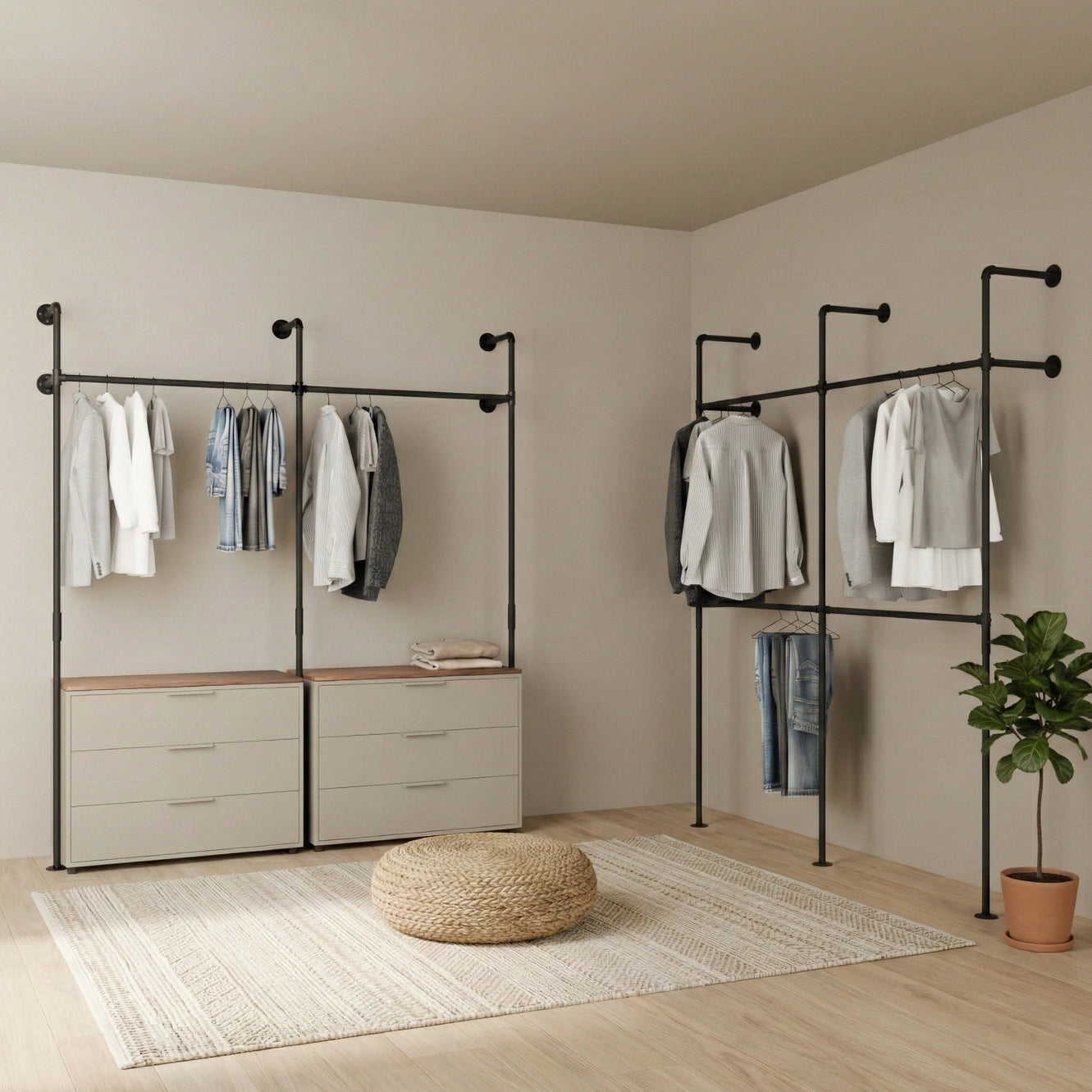 Industrial clothes rails & furniture for your home | pamo. – pamo. design